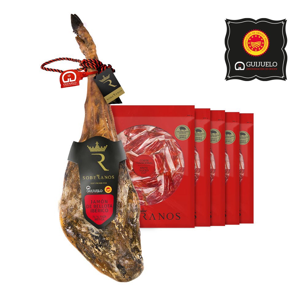 Jamón de Bellota 75% Ibérico D.O Guijuelo Corte Tradicional - Soberanos